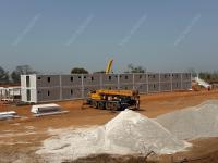 China Flexible Temporary Construction Camp Prefabricated Office Building Dormitory Customized for sale