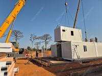 China Galvanised Temporary Construction Camp Prefabricated Modular Buildings Weatherproof for sale