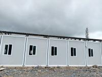China Galvanised Steel 20ft Portable Foldable Container House For Mining Camp for sale