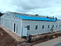 China Galvanised Steel 20ft Portable Foldable Container House For Mining Camp for sale