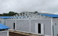 China Prefab Temporary Construction Site Camp Modular Workforce Office Housing Fireproof for sale