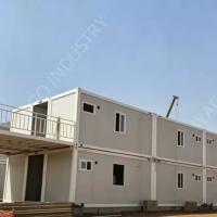 China Recyclable Modular Shipping Flat Pack Container House Accommodation Steel Buildings for sale