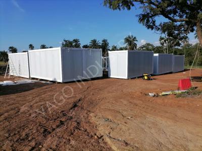China Galvanized Temporary Prefab Accommodation Units Modular Container Dormitory Systems for sale