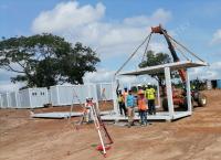 China Galvanized Temporary Prefab Accommodation Units Modular Container Dormitory Systems for sale