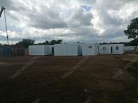 China Galvanised Prefab Site Office Flat Pack Container Modular Factory House Units for sale