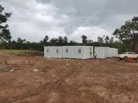 China Portable Prefabricated Modular Units Container Buildings Solutions For Emergency Shelters for sale