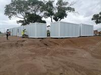 China ISO Certificated Shipping Prefab Folding Container House 40ft Eco Friendly for sale