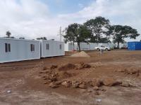 China Portable Prefabricated Modular Units Container Buildings Solutions For Emergency Shelters for sale
