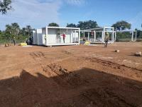 China Shipping Steel Flat Pack Container Office 20 Ft For Modular Construction Mining Camps for sale