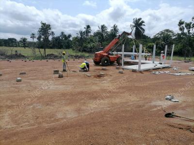 China Industrial Temporary Construction Camp Industrial Prefabricated Container Building Warehouses for sale