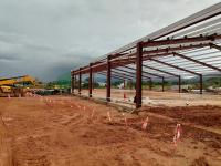 China Windproof Prefabricated Airplane Hangar Steel Structure Warehouse Building Unit for sale