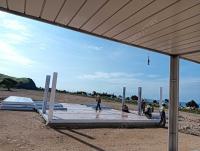China Prefabricated Flat Pack Temporary Modular Office Buildings Windproof Insulated for sale