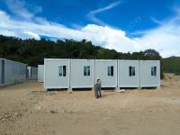 China Waterproof Prefabricated Container Building 20ft Flat Pack Dormitory Custom for sale