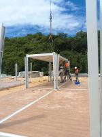 China Prefabricated Flat Pack Temporary Modular Office Buildings Windproof Insulated for sale