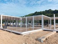 China Eco Friendly Construction Site Camp Container Accommodation Housing for sale