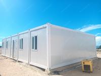 China Robust Steel Temporary Container Office Flat Pack Container Homes Accommodation for sale