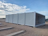 China Waterproof Prefabricated Container Building 20ft Flat Pack Dormitory Custom for sale