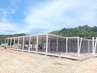 China Windproof Prefabricated Airplane Hangar Steel Structure Warehouse Building Unit for sale