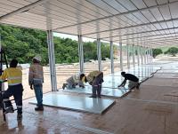 China Modular Prefab Accommodation Folding House Container Office Eco Friendly Fire Resistant for sale