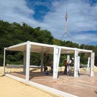 China On Site Modular Accommodation Units Collapsible Container Homes for sale