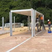 China On Site Modular Accommodation Units Collapsible Container Homes for sale