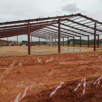China Temporary Prefab Steel Structure Warehouse Building For Site Management for sale