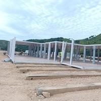 China Space Saving Custom Modular Office Buildings Onsite Q355B Steel 220V for sale