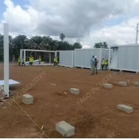 China Prefabricated Staff Container Modular Accommodation Building Office Weatherproof for sale