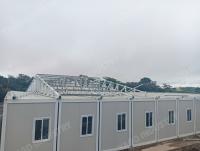 China Prefabricated Building Flat Pack Container Unit with Hot-Dip-Galvanized Steel Frame and Fire-Retardant Fiberglass Sandwich Panels for Mining Site Temporary Staff Quarters for sale