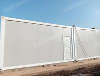 China Factory-Pre-Finished Oil And Gas Camp Flat Pack Container Unit with Salt-Fog Resistant Modular Layout for Temporary Accommodation for sale