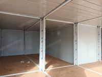 China Prefabricated Building Flat Pack Container Module with Rockwool Sandwich Panel and Galvanized Steel Frame for 20-foot Standard Temporary Housing for sale