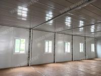 China Cost Effective Flatpack Temporary Construction Camp with Galvanized Steel Frame Modular Housing for sale
