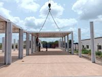 China Superior Grade Prefabricated Building Flat Pack Container with Insulated Sandwich Panels and Reinforced High-strength Corten Steel for Remote Oil and Gas Staff Quarters for sale