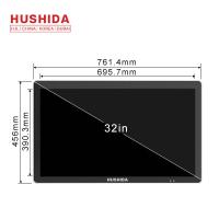 China 32 inch 10 Point Capacitive Touch Screen All in One LCD Display Monitor Commercial Full HD lCD Display Monitor for sale