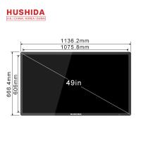 China 49 inch 1080P Capacitive Touch Screen All in One LCD Display Monitor Commercial Full HD 10 Point Touch LCD display for sale
