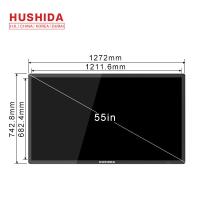 China 55 inch Capacitive Touch Screen Monitor 1080P All in One LCD Display Monitor Commercial Full HD for sale