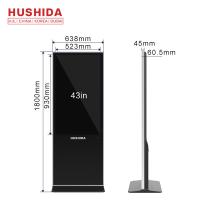 China 43'' IPS LCD 1080p Floor Standing Kiosk with 10 Point Infrared Touch for sale