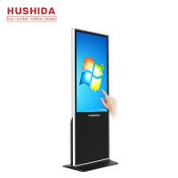 China Full HD IR Touch Display IPS Monitor 350cd/㎡ Brightness Floorstanding Type for sale