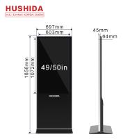 China Full HD IR Touch Display IPS Monitor 350cd/㎡ Brightness Floorstanding Type for sale