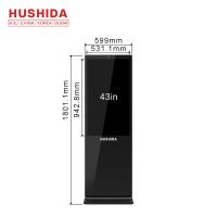 China 43inch Super Thin Full HD Floor Standing Touch Digital Signage Kiosk Windows System for sale