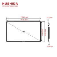 China 60HZ Wall Mounted Digital Advertising Display Screens 1080P 49 Inch Bright Color for sale