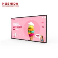 China Hushida Wall Mounted Digital Signage 65'' Information Publishing for sale