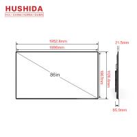 China 4K FHD LCD Wall Mounted Digital Signage Aluminum Alloy Sheet Metal Remote Control for sale