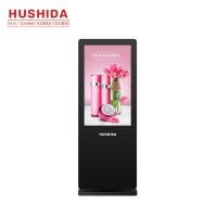 China Cooling Fan High Brightness Player Outdoor Standing Advertising Display for sale