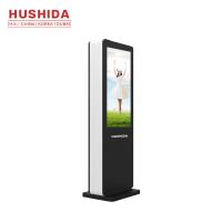 China 65 Inch Floor Standing Advertising Display Clear Images Smart Split Screen Playback for sale