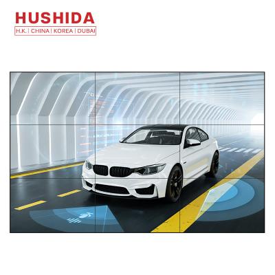 China 1.8mm Ultra Narrow Bezel Lcd Display 4K HUSHIDA 500 Nits Brightness for sale