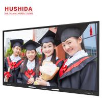 China HUSHIDA 86inch 3840*2160 UHD interactive touch screen flat panel display smart board for class room for sale