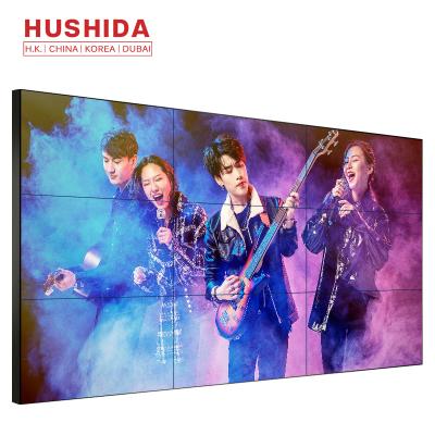China Video Wall Solutions Digital Display Screen 3.5mm Ultra Narrow Bezel Seamless 3x3 for sale