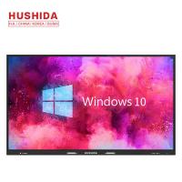 China HUSHIDA Finger Touch Anti Glare Screen 65 Inch Interactive Smart Board for sale