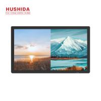China Flat Panel Wall Mounted Advertising Display 220V 350cd/㎡ Brightness 1920 X 1080p for sale